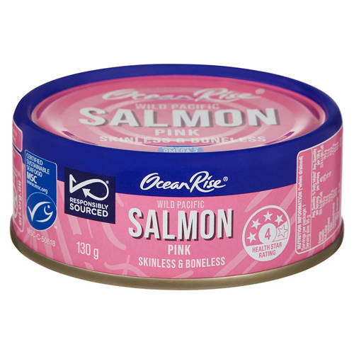 Skinless And Boneless Pink Salmon 130g